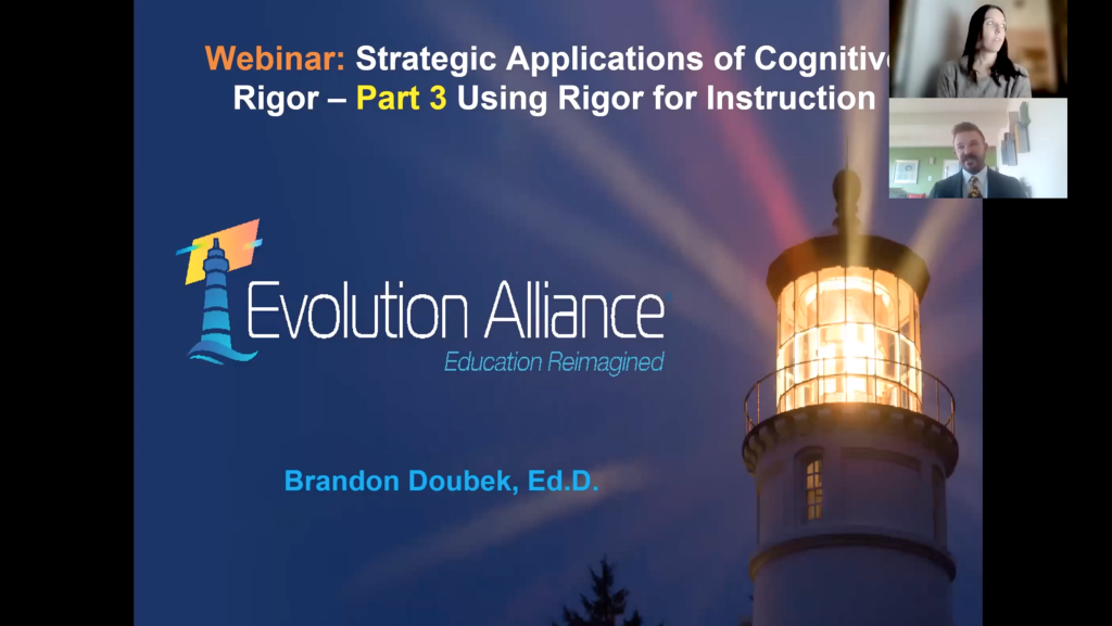 Webinar 3 - Evolution Alliance